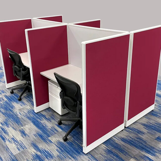 Haworth 48″w Semi Private Telemarketing Stations – Refurbished – CT ...